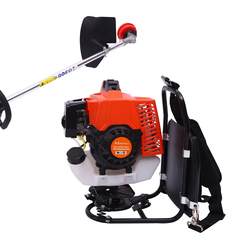 Backpack 4 Stroke Grass Cutter Trimmer Gas Powered Knapsack Weed Wacker ...