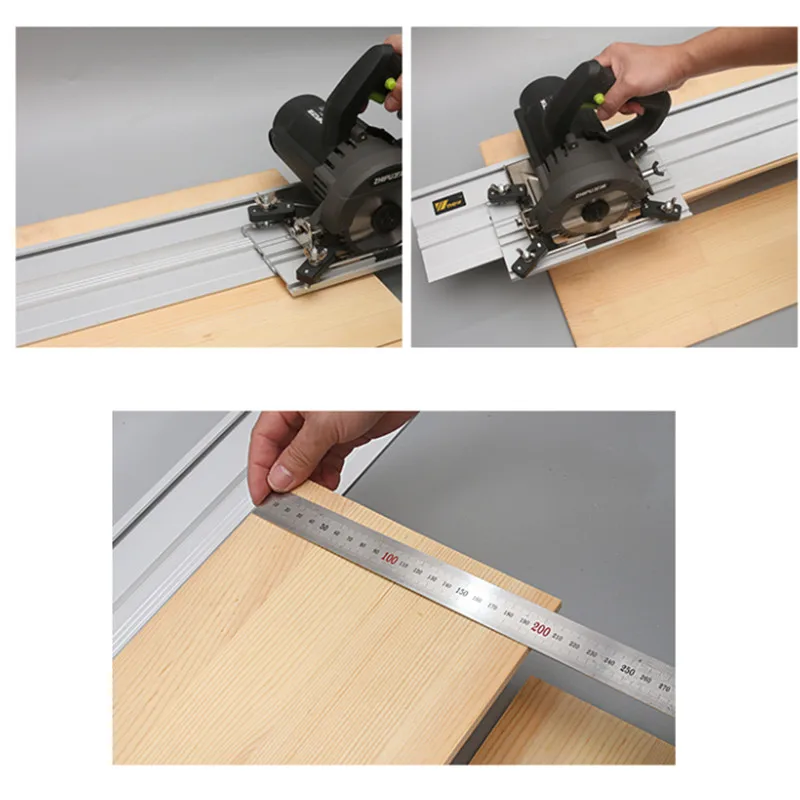 1.4m Accu-cut Guide Rail Joining Set Track Saws Aluminum Extruded ...