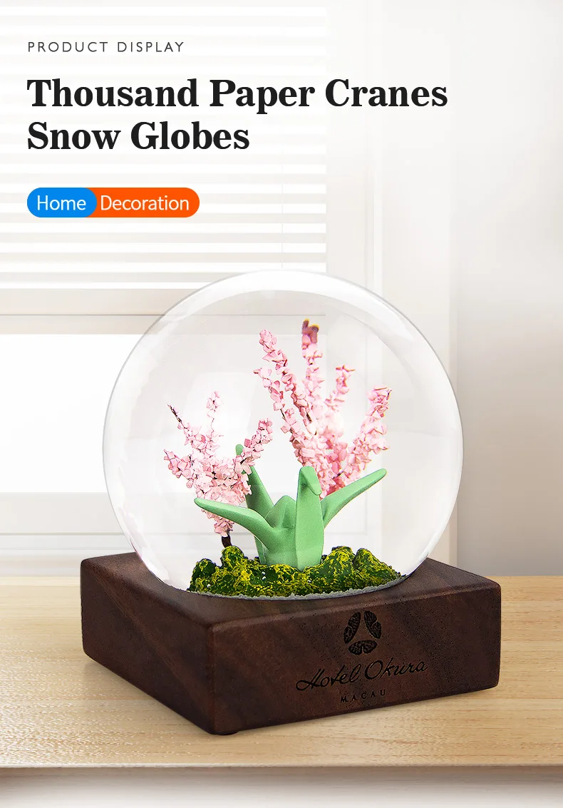 Custom Ornament Souvenir Gift Resin Snowflake Japan Sakura Thousand ...