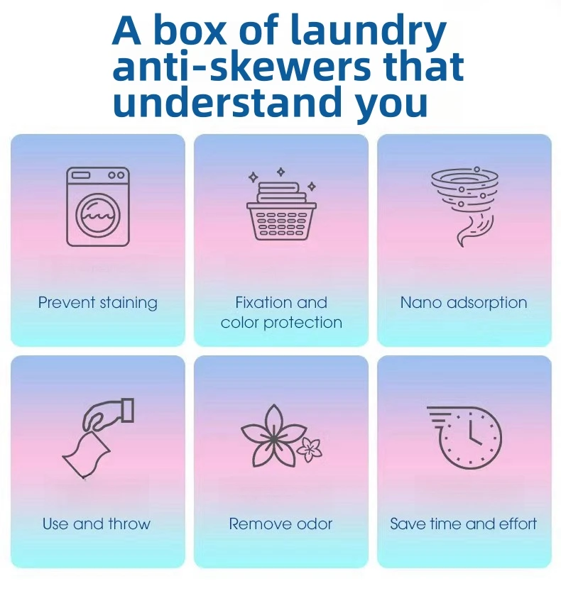 Customized Color Catcher Sheet For Laundry From Professional ...