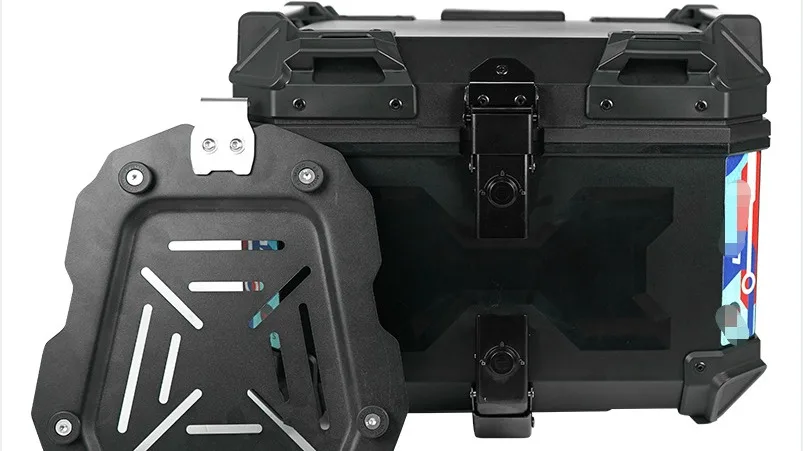 2024 Updated Plastic 48l Motorcycle Top Box Protection Safety Lock ...