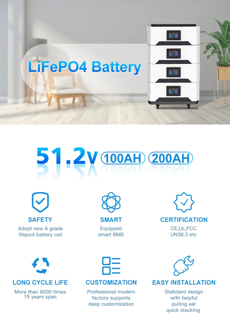 Ztgf 5kwh Stacked Energy Storage Container Rechargeable Lithium Ion 48v Battery Pack For Home ...