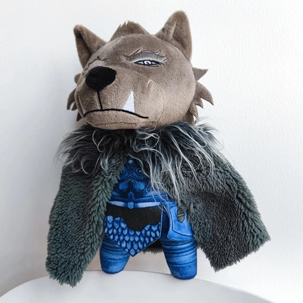 Elden Ring Half Man Half Wolf Blaidd Plush Toy - Cute & Soft