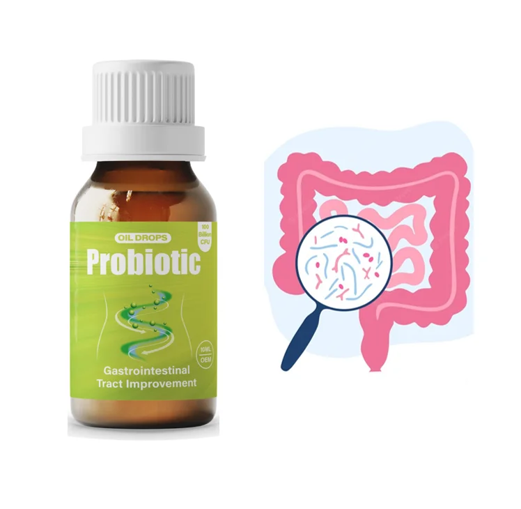 Wellness Best Seller Probiotic Liquid Oil Drops OEM/ODM Manufacturing ...