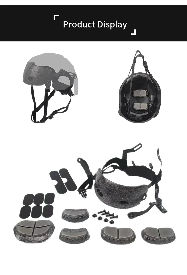 Tactical Helmet Suspension Lanyard Head Locking Suspension System With ...