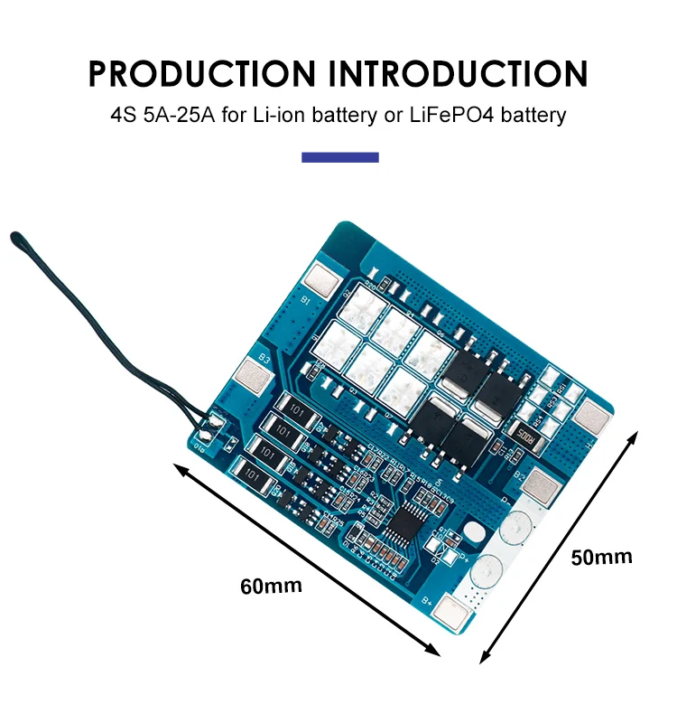 Sample Lipo Battery BMS 4S 10A - Protection Circuit Module