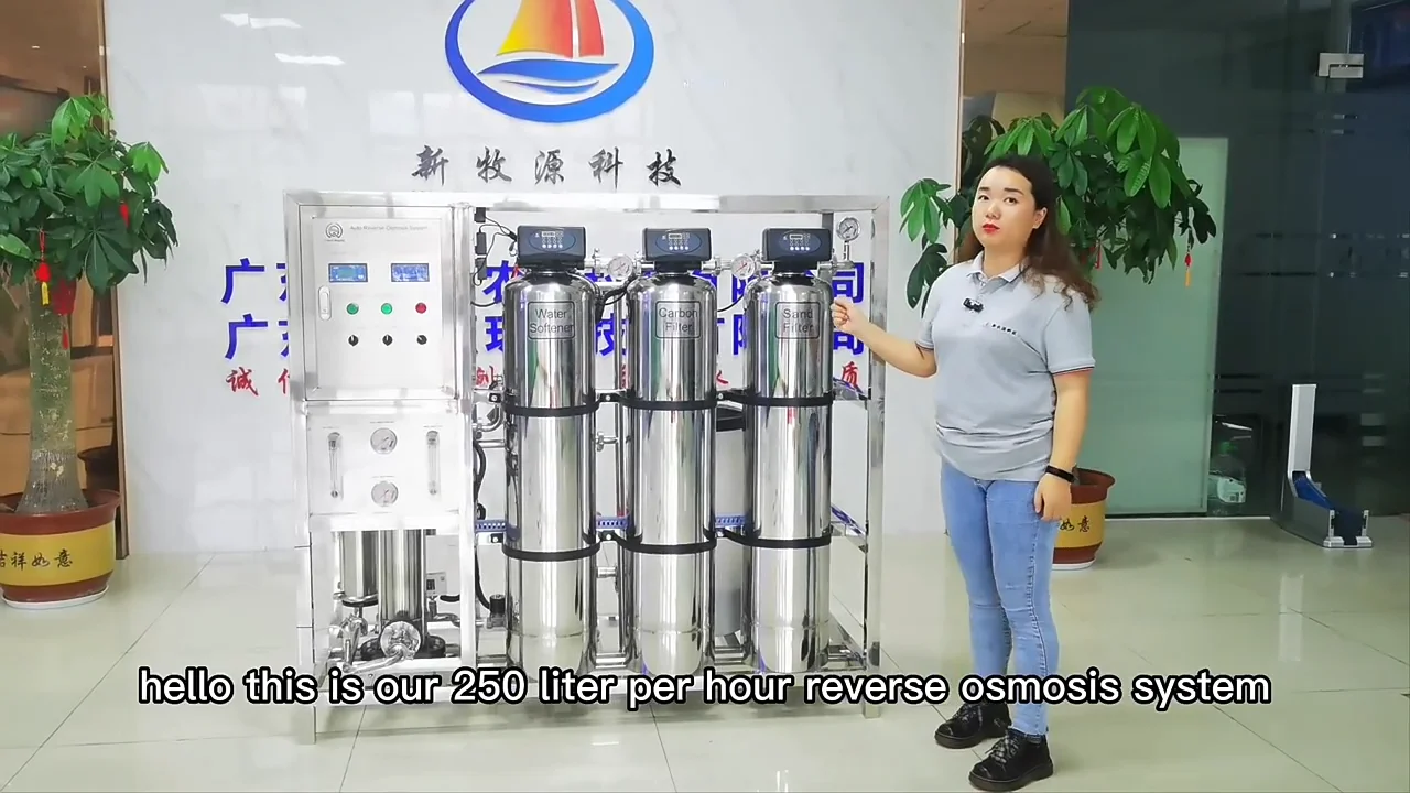 Mini Commercial Waste Water Treatment Machinery Reverse Osmosis Pure ...