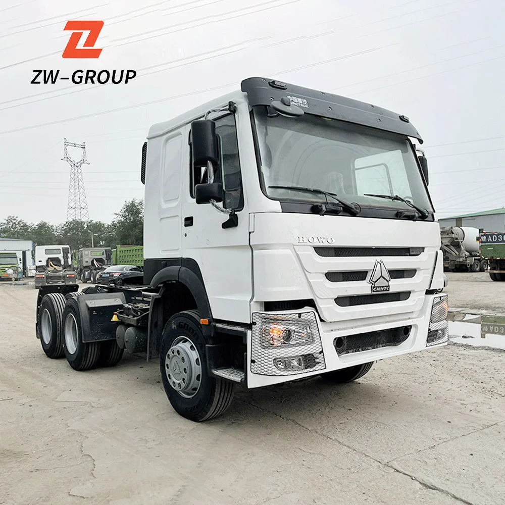 Sinotruck Howo Th7 6x4 Tractor Truck 371 400hp HOWO Used Tractor Truck ...