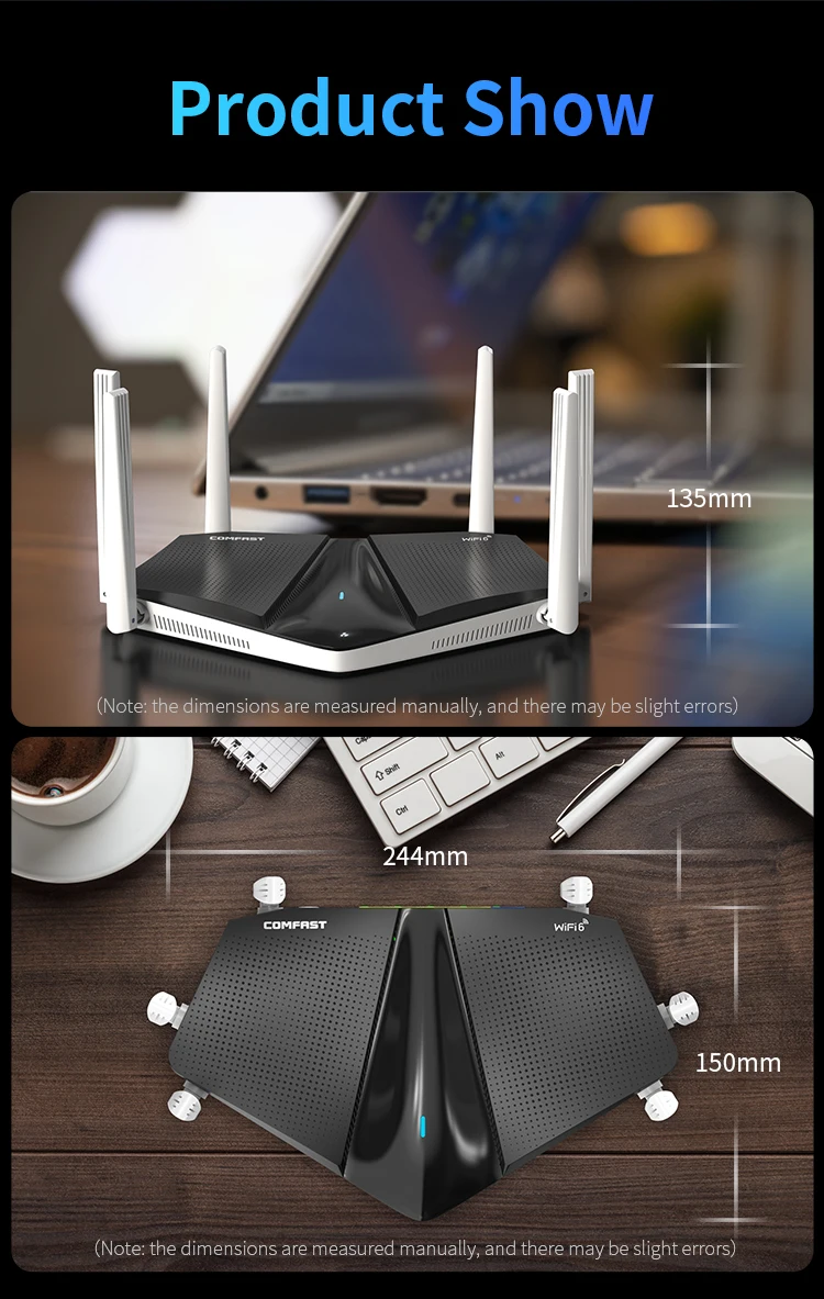 Ax3000 Wifi 6 Router Dual-band Gigabit Wireless Wifi 6 Mesh Router For ...