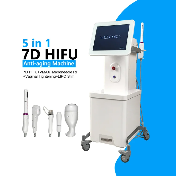 5 in 1 7D HIFU Face Lifting & Body Contouring Machine Product Show ...