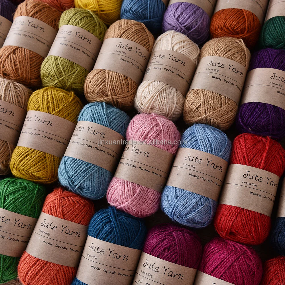 2MM Jute Yarn - Natural Jute Rope for Gift Wrapping