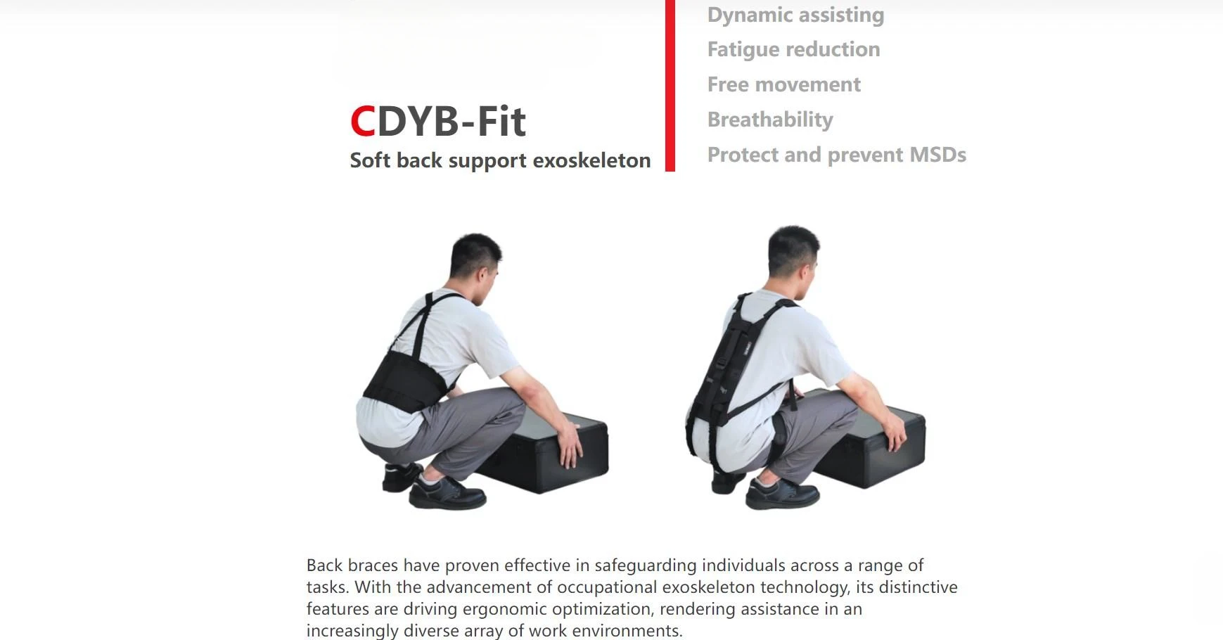Soft Back Support Exoskeleton for Rehabilitation & Daily Use