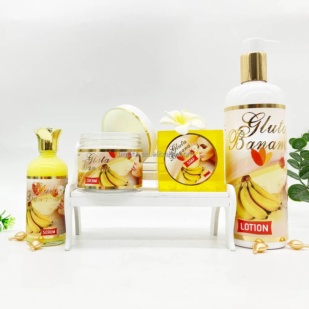 Natural Brightening Banana Skincare Set - Anti-aging