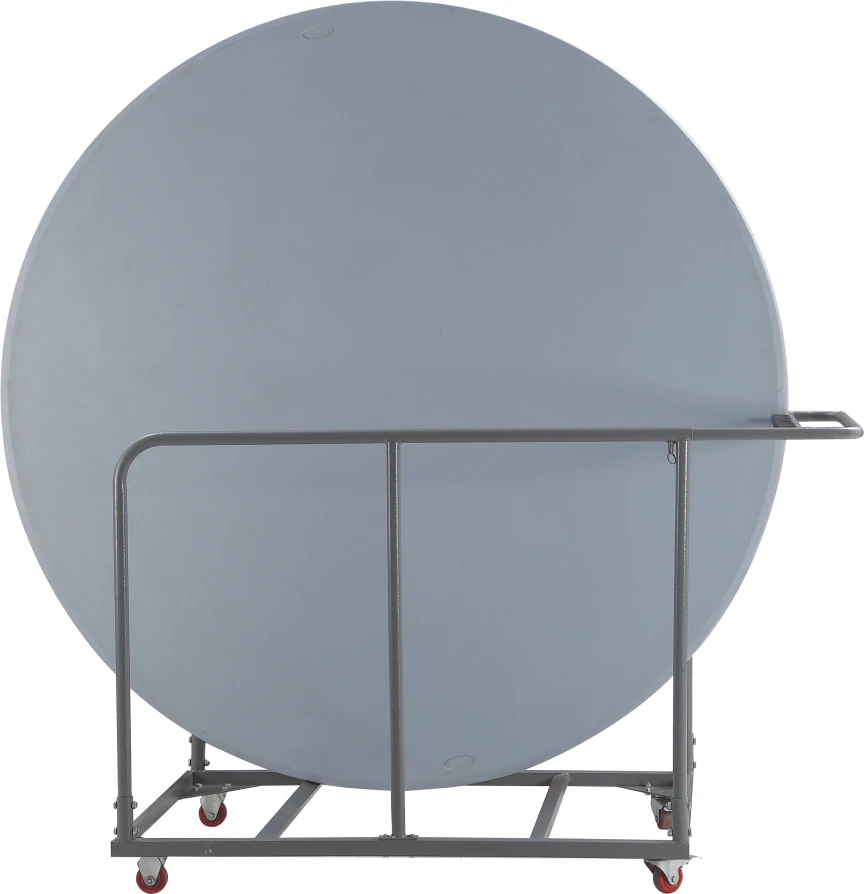 Factory Warehouse Storage Portable Banquet Folding Round Table Cart ...