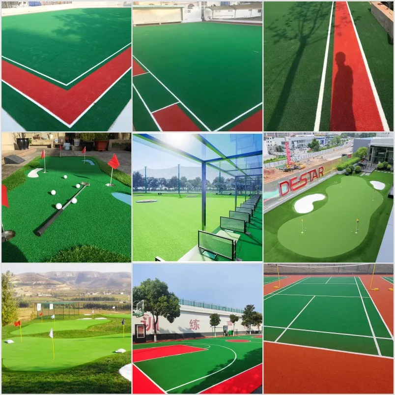 Golf Playground Artificial Turf Gate Course Plastic Artificial ...