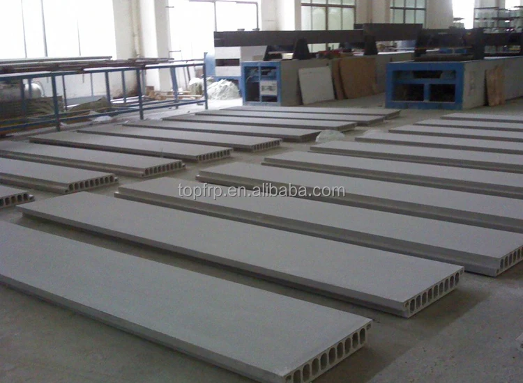 Pultrusion Fiberglass Reinforced Plastic Frp Composite Flooring Deck ...