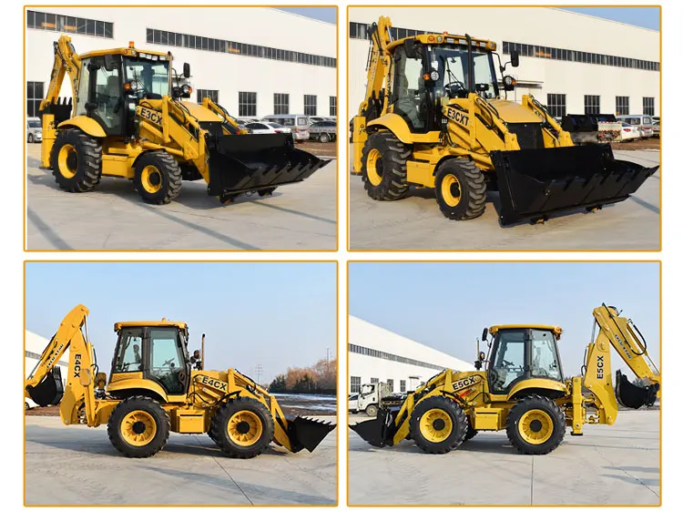 Retroexcavadora Wheel Backoe Loader E3cx With 7.8 Tons And 74kw Diesel ...