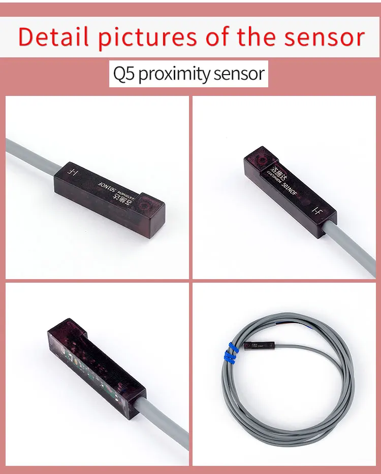 Luoshida Q5 Q8 Q10 Long Sensing Distance Rectangle Inductive Proximity ...