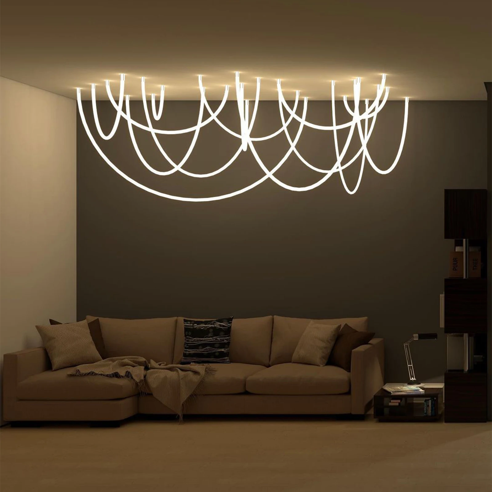 360 Degree Luminous Round 360 Silicone Tube Led Rope Light Flexible Led ...