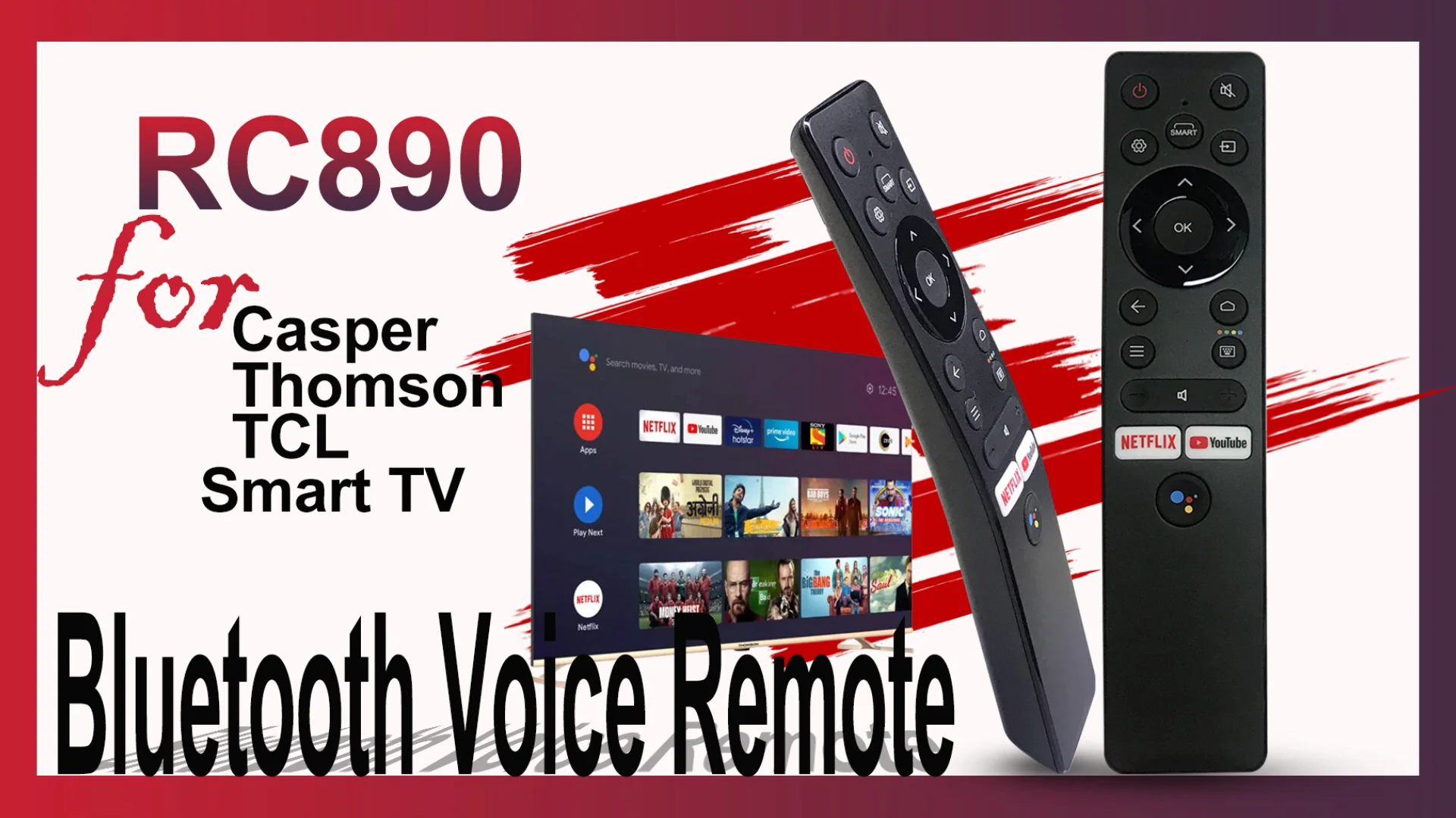 Infared Remote Control Rc890 For Tcl Orient Thomson Tv In Middle East ...