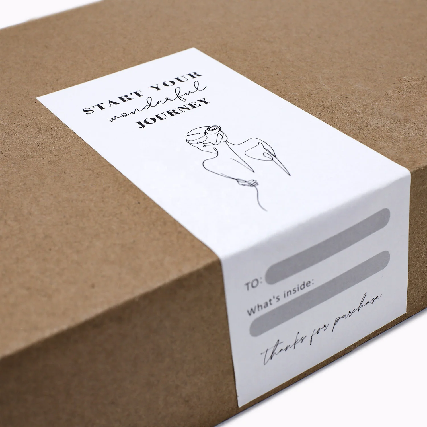 Custom Design Logo Sticker Labels for Packaging - Renbamg