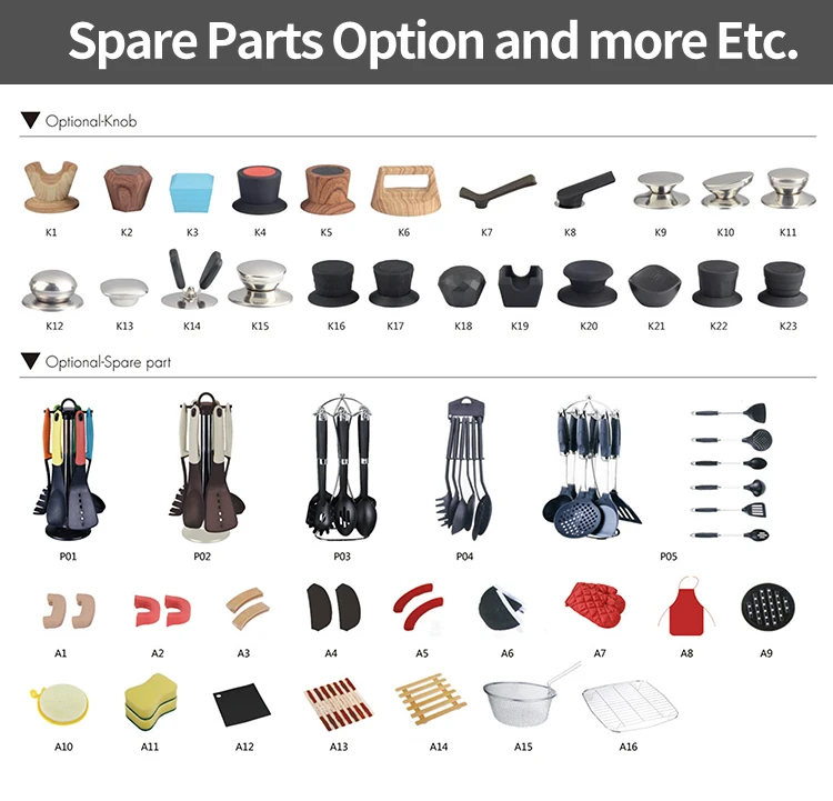 Kala Kitchen Supplies Kitchen Ware Non Stick Cookware Set Cooking ...