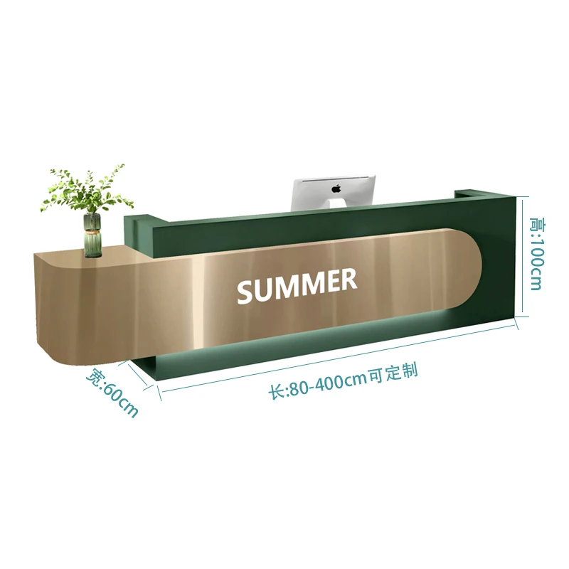 Luxury Clothing Shop Cash Table Register Retail Wooden Counter Cashier ...