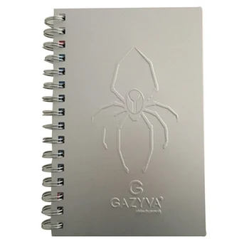 A5 Aluminium Metal Cover Spiral Notebook Diary Journals Organizer ...