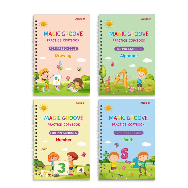 Alibaba.com: French Language Preschool Tracing Book, Magic Calligraphy Reusable Handwriting ...