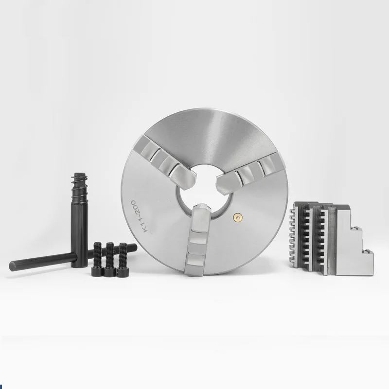3 Jaw Self-Centered Rotating Lathe Chuck - Precision & Durability