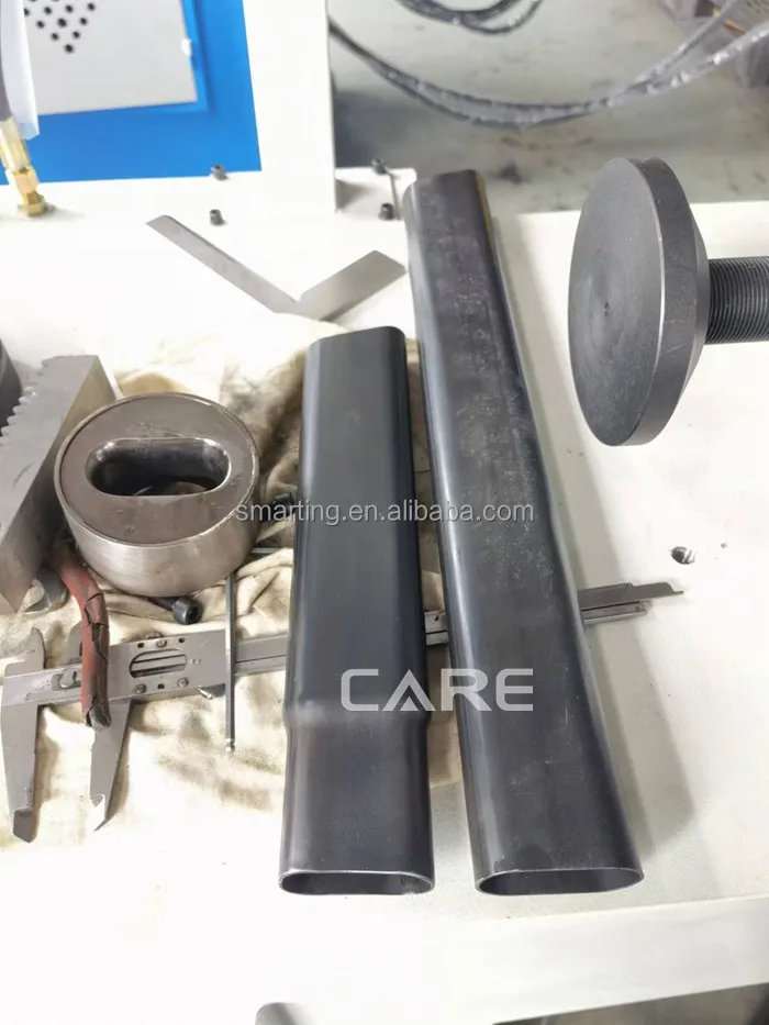 Automatic Hydraulic Oval Pipe End Reducing Machine Tube End Finishing ...