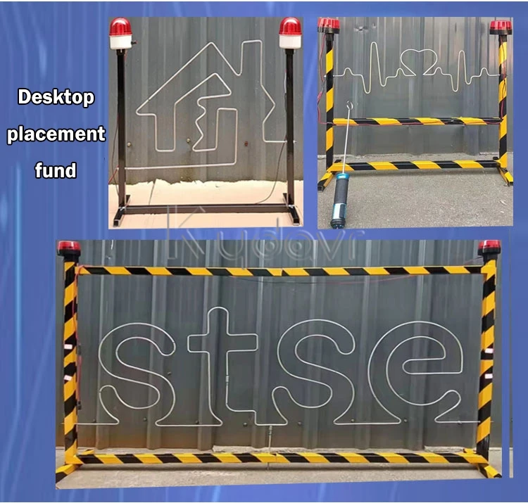 Amusement Park Custom Giant Electric Stalls Steady Hand Challenge