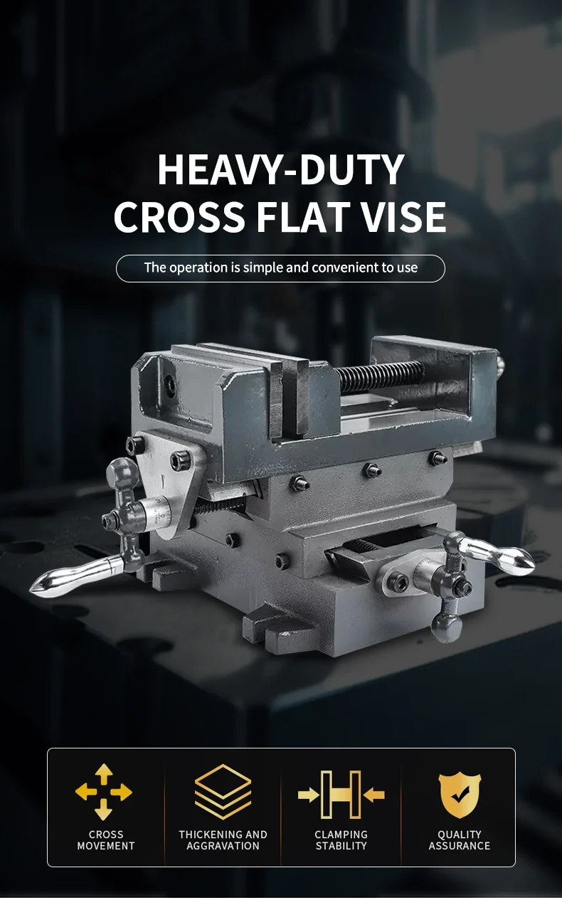 Cross Flat Nose Pliers Precision Heavy Duty Vise & Drill