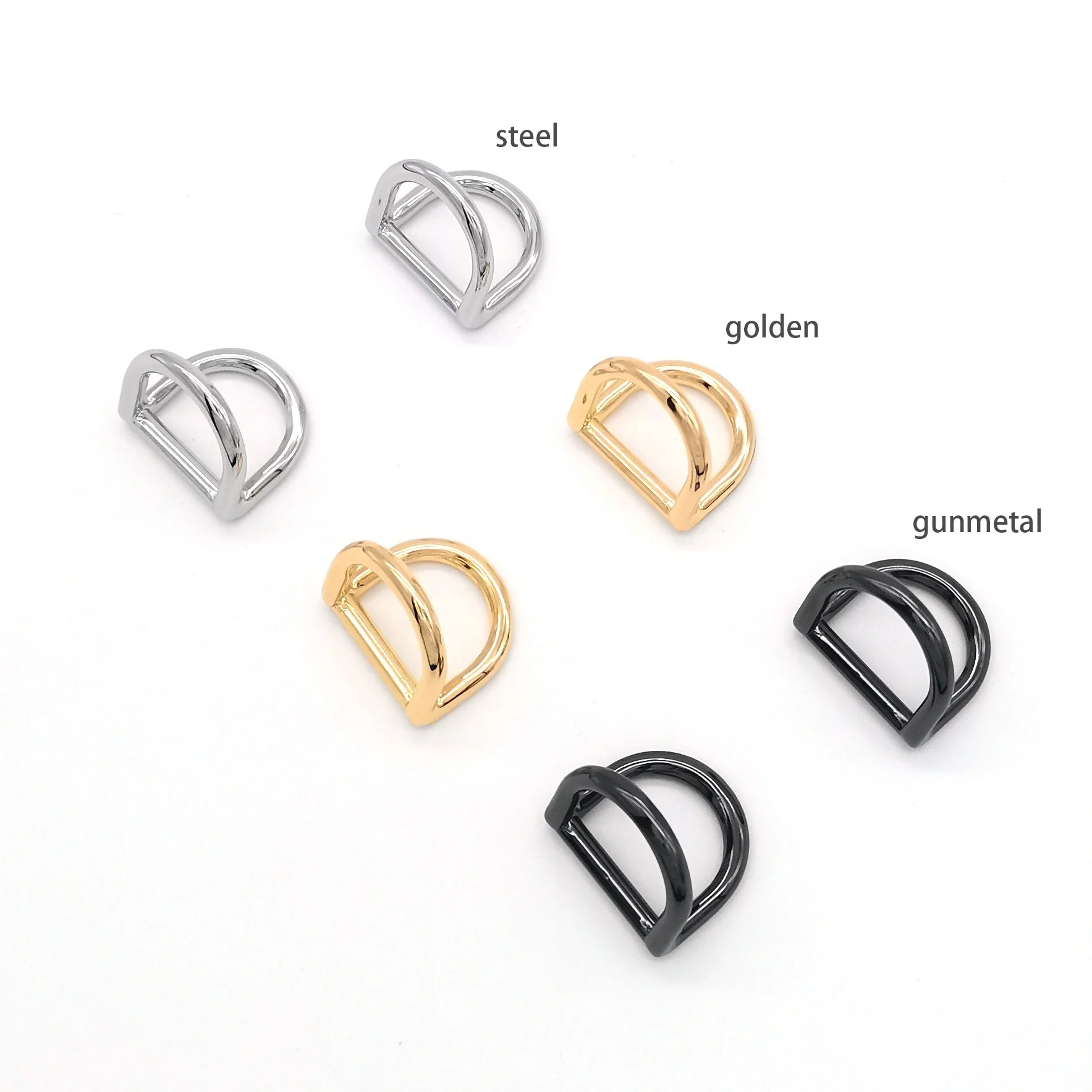 Strap Connectors Bag Hardware Metal D Ring Buckle For Bags Double D ...