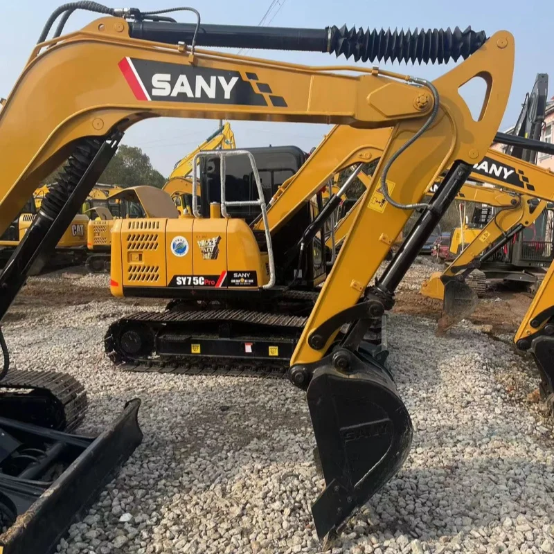 China Sany Brand Manufactured Sany60 Used Excavator With Low Working ...