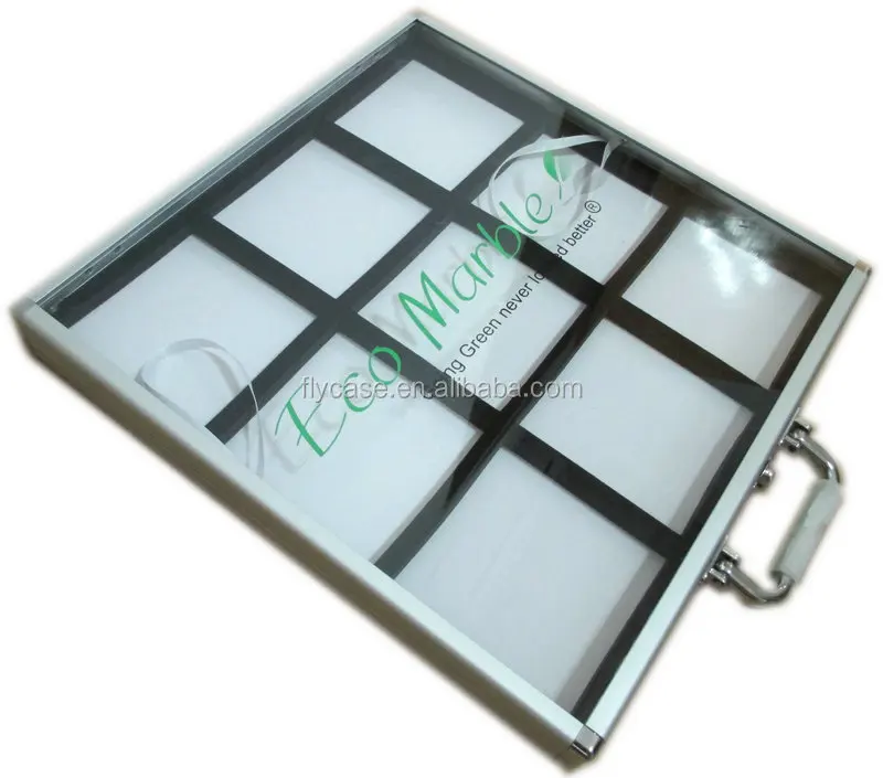 Aluminium Marble Stone Sample Display Case Quartz Sample Show Kit ...