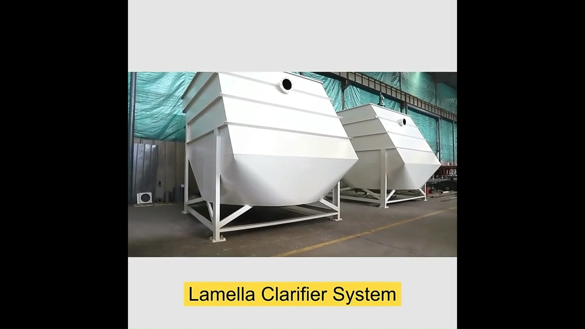 Lamella Clarifier System Inclined Plate Filter For Wastewater ...