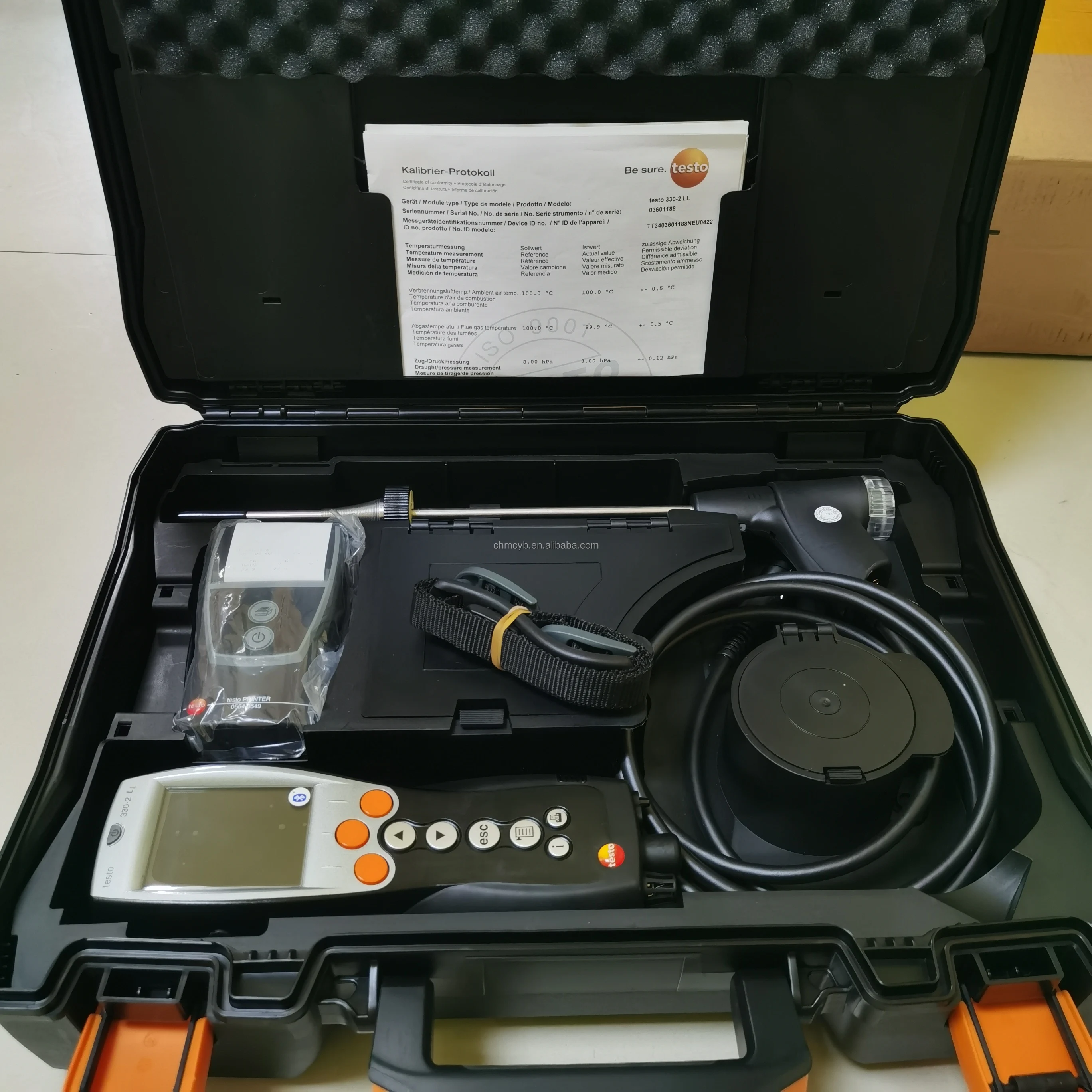 Testo 330-2 Ll - Pro Flue Gas Analysis Kit 330-1 Ll 0632 3306 Testo 320 ...