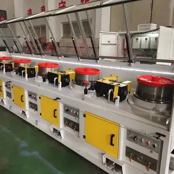 Metal Wires Process Copper Welding Wire Drawing Machine With Annealing ...