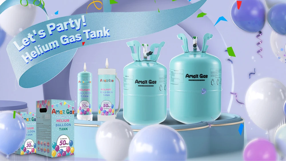 Wholesale 7L Disposable Helium Tanks for Party Balloons
