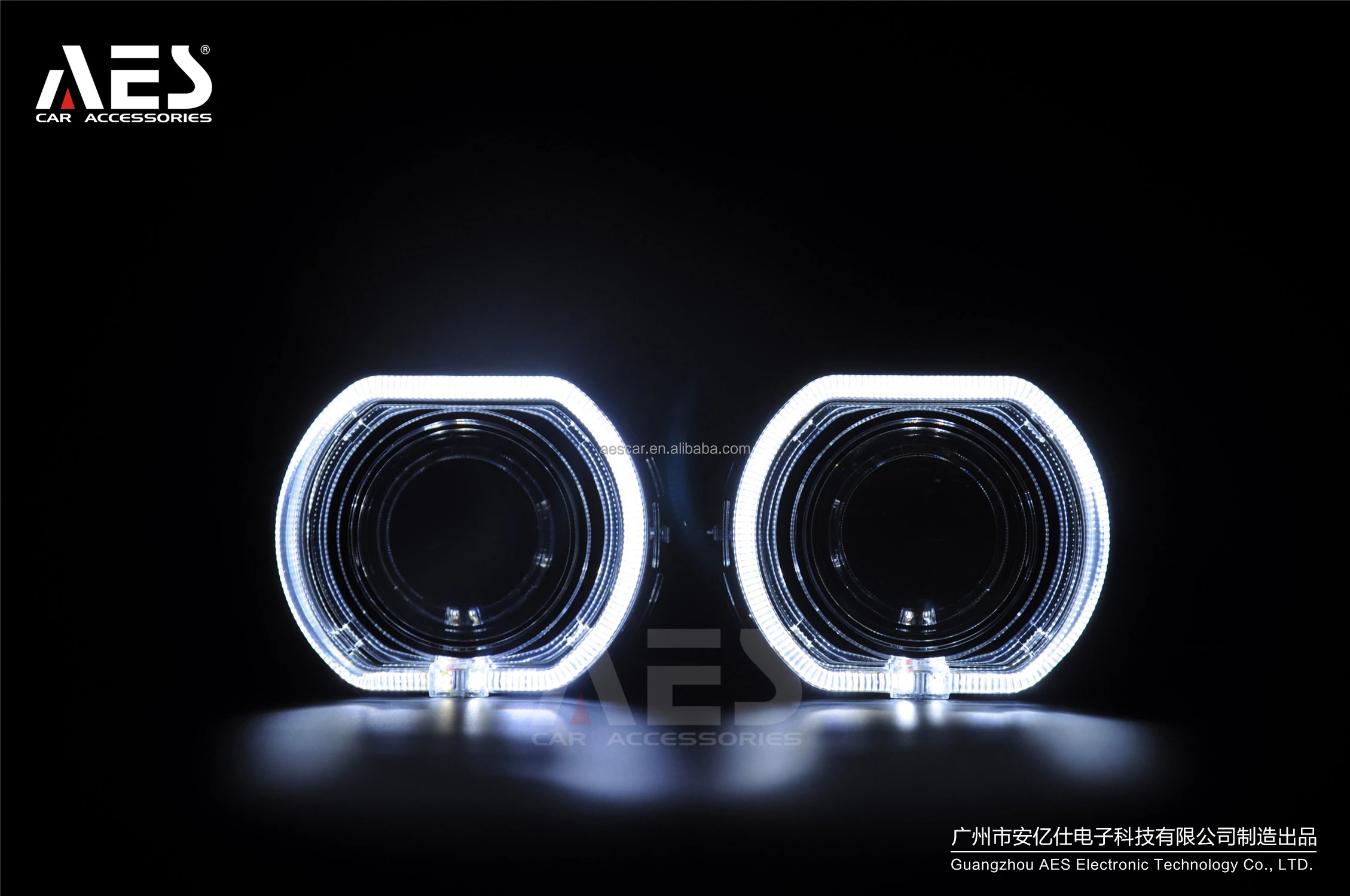 AES Hid Bixenon Projector 3.0" Xenon Kit H1 Bulbs for BMW E36
