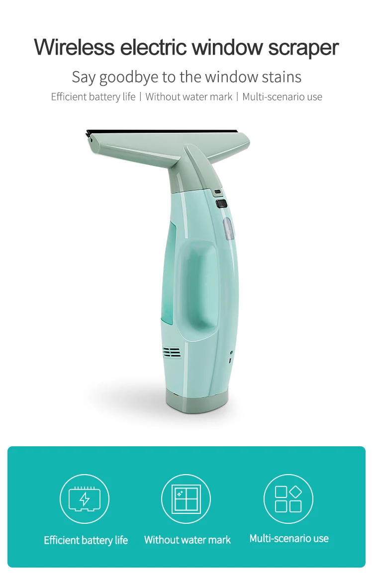 Boomjoy Glasses Electric Window Scraper Cleaners Smart 3 In 1 Glass ...