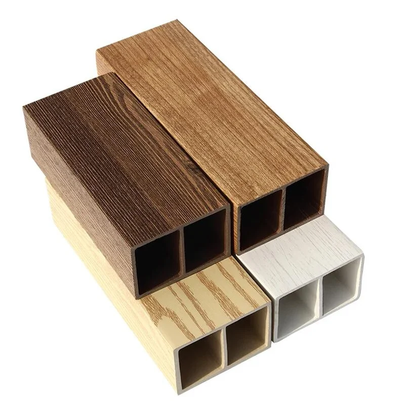 Tubo De Madera De Pvc Wpc Exterior De Maderas Ignífugas - Buy Fireproof ...