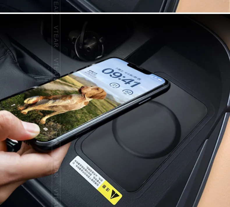 Qi Car Wireless Charger for Lexus ES 2023 2022 Accessories 15w Fast ...