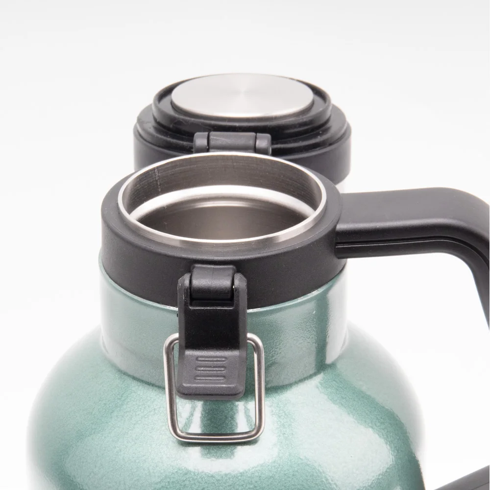 Growler 64oz Classic Stainless Water Thermos Bottle Vacuum Cup 1900ML ...