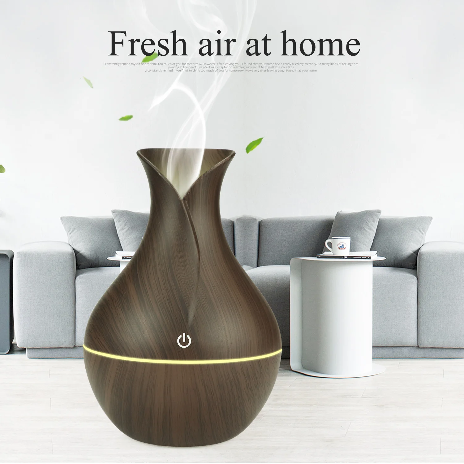 130ml Wood Humidifiers - Aroma Diffuser USB Mini Air Perfume