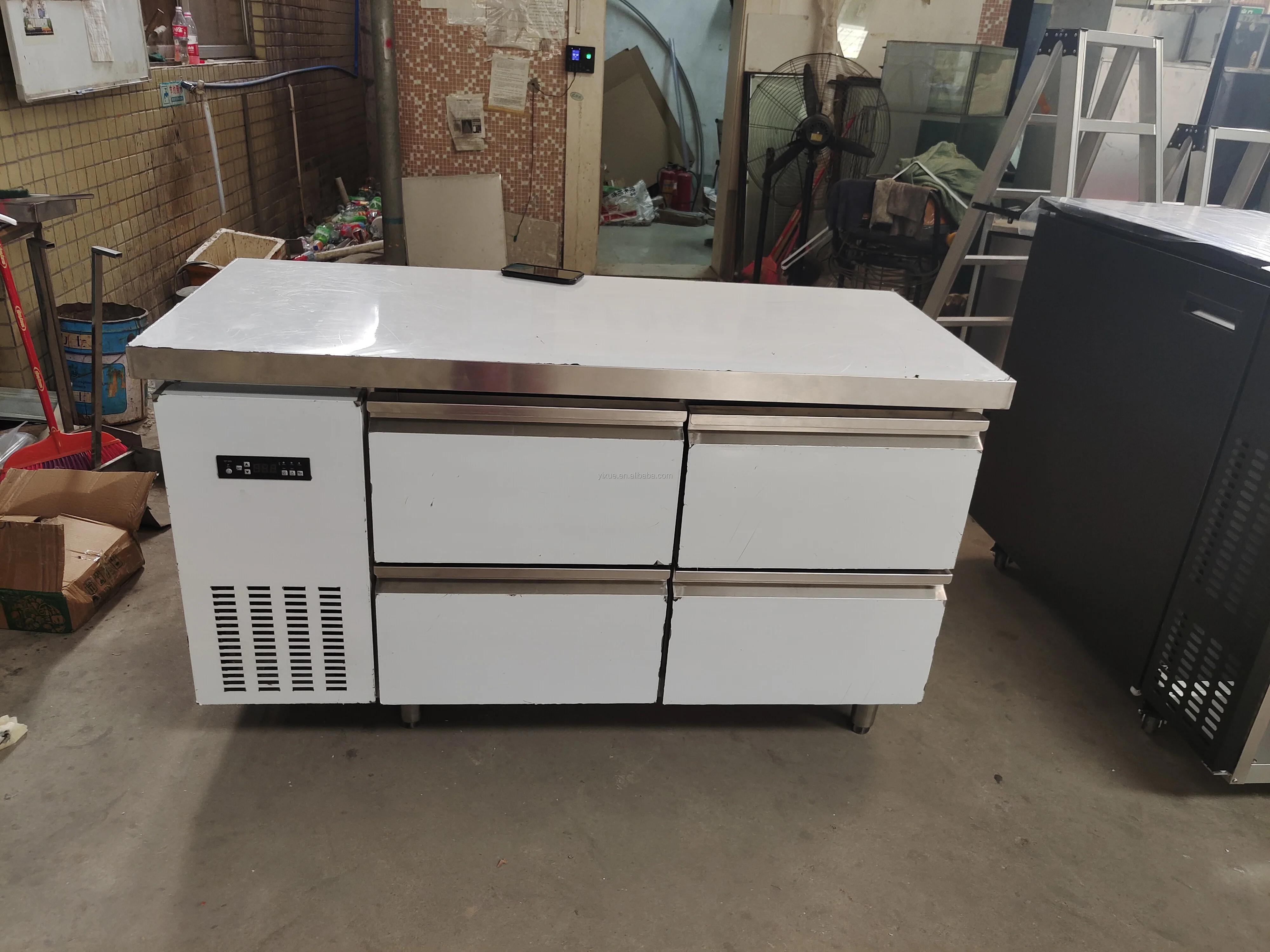 9 Drawers Undercounter Chiller Commercial Kitchen Equipment 1800mm ...