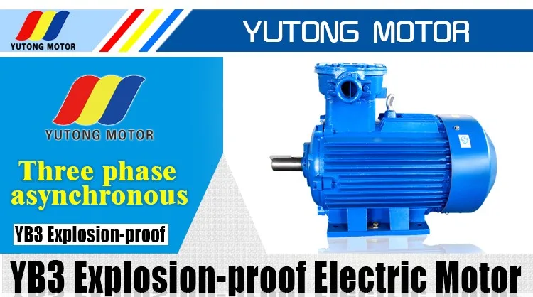 Yutong YB3/YBK3 15kw Underground Electric AC Motor 740-1480 Rpm 50hz Three-Phase Dust Explosion ...