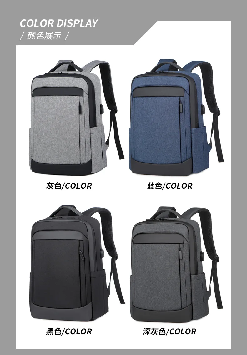 Office Computer Bag Laptop Backpack School Bags With Usb Daily Life ...