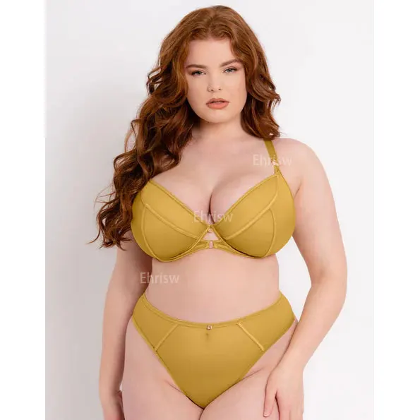 Plus Size Sexy Womens Plus Size Signature Lace Unlined Underwire Bra